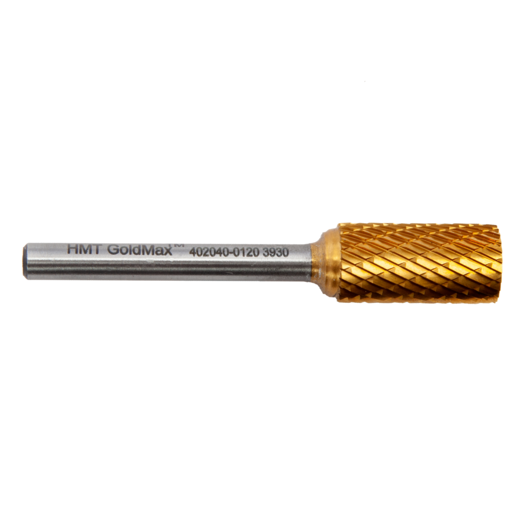 GoldMax TCT Burr 12mm Cylinder – Premier Welding Services Ltd